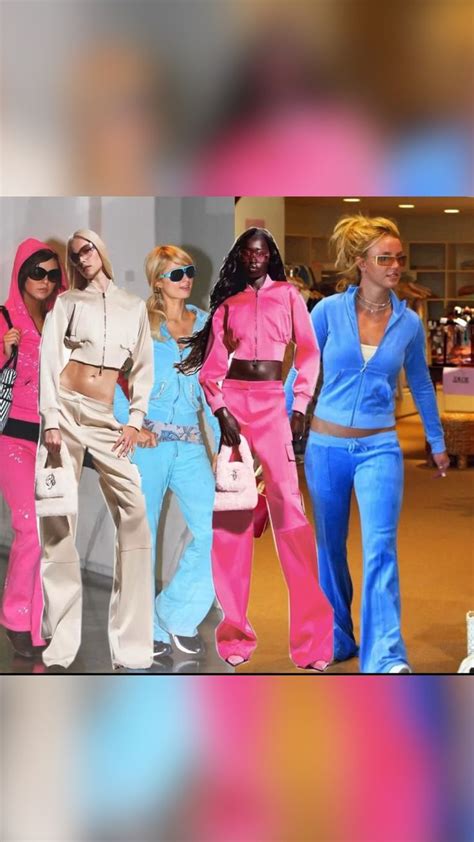 2000s Fashion Y2k Outfits Celebrity Outfits Track Suits 2000s