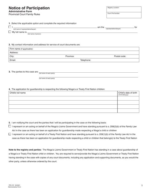 Form Pfa747 Fill Out Sign Online And Download Fillable Pdf British