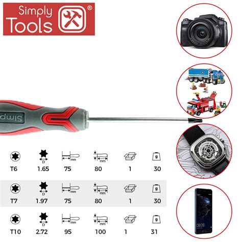 Simply Tools Torx Screwdriver T10 Torx10
