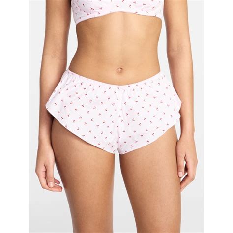 No Boundaries Woven Cotton Flutter Short Panties Womens Sizes Xs