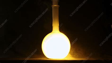 Sodium Burning In Chlorine Stock Video Clip K0038985 Science