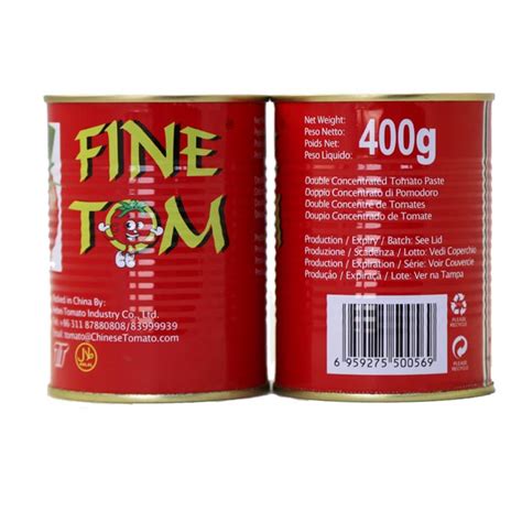China Double Concentrated Canned Tomato Paste Specifications Pomo Tomato Paste Factory And