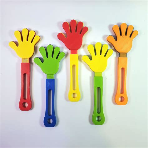 Stl File Flappy Hands Clapper Noisemaker Party Favor Toy 🤲・3d Printing Idea To Download・cults