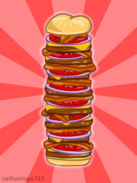 Octuple Bypass Burger By Nathanlego123 On Deviantart