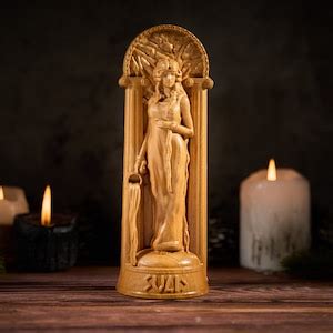 Sulis Minerva Roman Goddess Sulis Minerva Roman Figure Pagan Statue