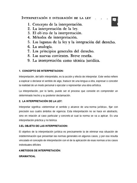 Concepto De Interpretacion Descargar Gratis Pdf Interpretación Del