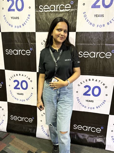 Searceians Searceturns20 Solvingforbetter Anushka Srivastava