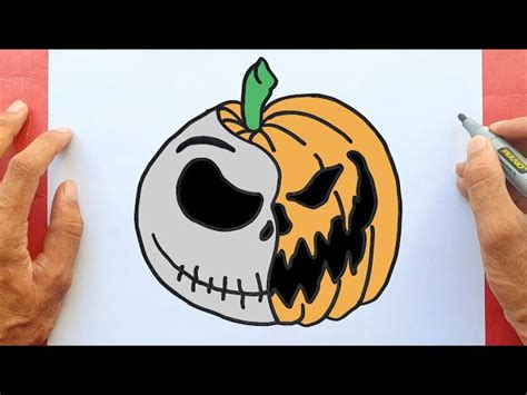 Spooky Pumpkin Graphic Pumpkin Drawing In 5 Steps A Guide For