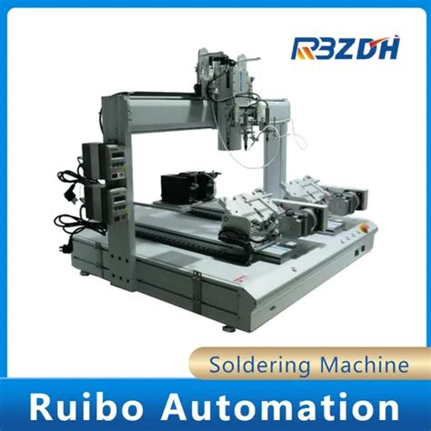 Ruibo Online Automatic Pcbloudspeaker Soldering Robot Machine For