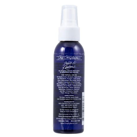 Chris Christensen Peace And Kindness Colloidal Silver Spray