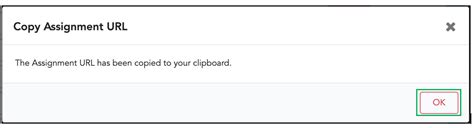 Where To Find An Assignment Url