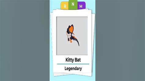Kitty Bat Neon And Mega Neon In Adopt Me Adoptmekittybat Kittybat