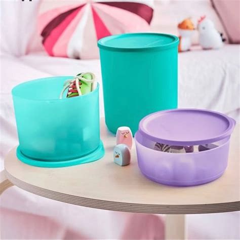 Tupperware Storage And Organization New Tupperware Basic Bright Canisters Poshmark