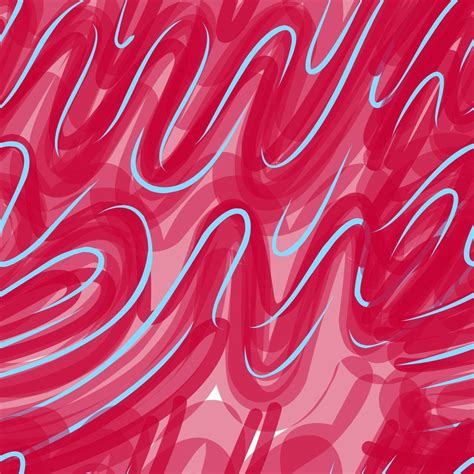 Abstract Seamless Pattern Circles And Lines Ragged Magenta Lines