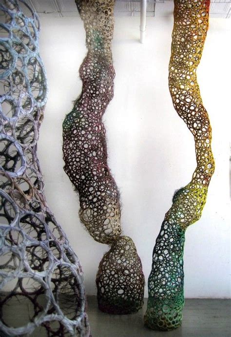 Knot Your Average Knit Escape Into Life Fiber Sculpture Textile Fiber Art Textile Sculpture