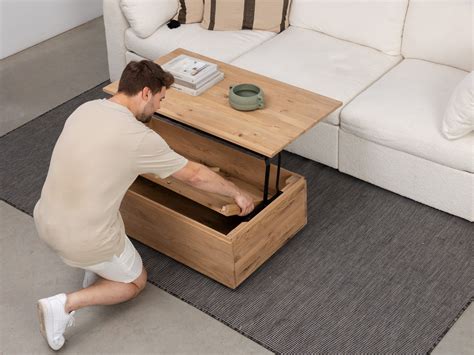 Lift Top Coffee Table With Storage Transformer Table