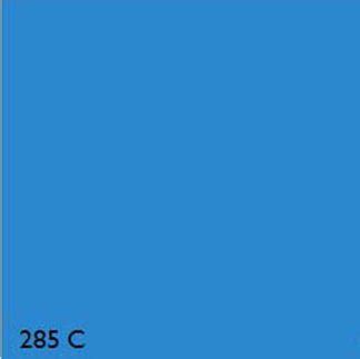 Pantone 285c Blue Range Oval Colour Centre