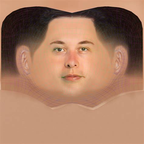 Elon Musk Head Low Poly Head For Game 3d Model By Nammichael