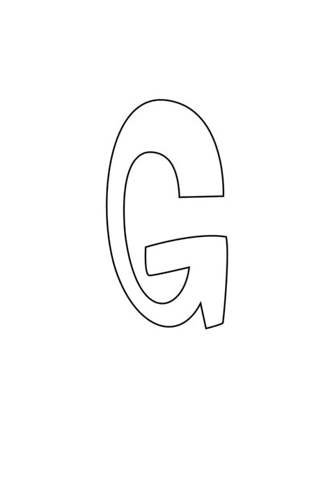 Free Printable Bubble Letter G