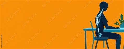 An Illustration Of A Person With A Hunched Posture At A Desk Highlighting The Impact On The