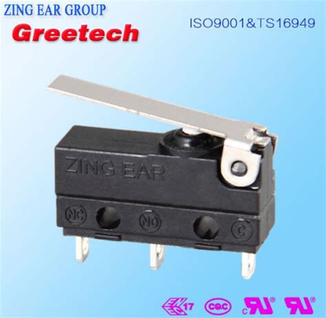 High Temperature Switch 3 Position Push Button Appliance Micro Switch