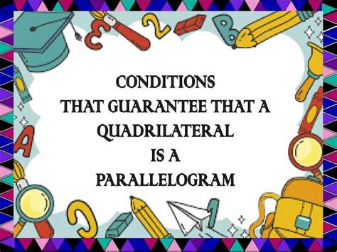 Parallelogram And Their Properties Grade 9pptx