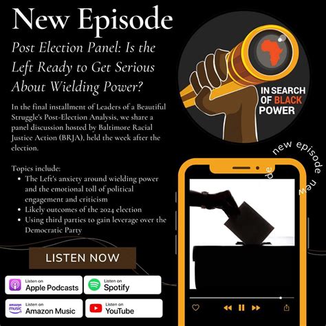 🎙️ New Episode Post Election Panel Is The Left Ready To Wield Power