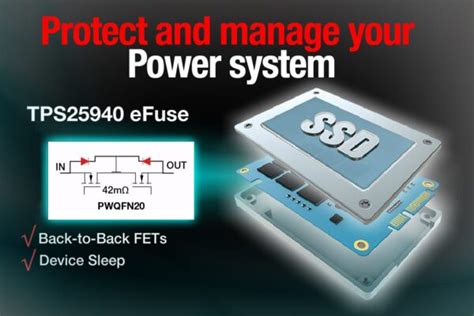 Tiny 18 V Efuse Power Switch Protects Portable Products