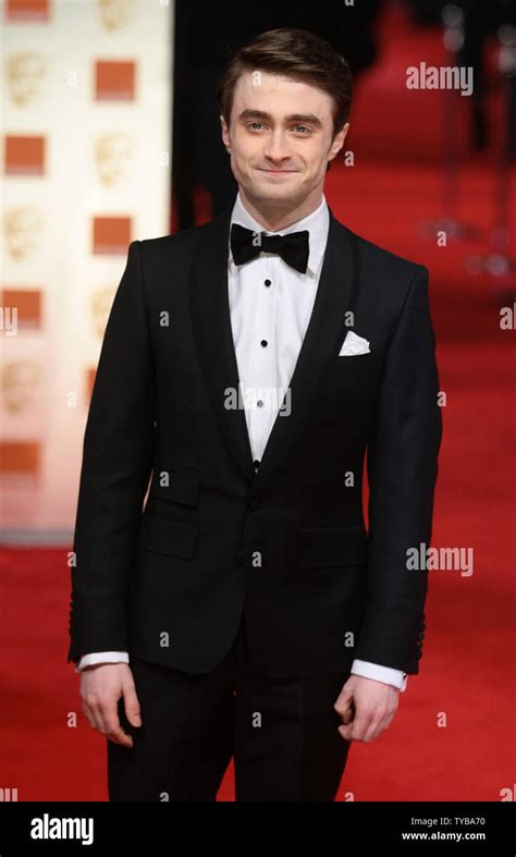 British Actor Daniel Radcliffe Arrives For The Bafta Awards In London