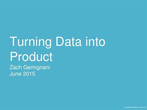 Juice Analytics On Linkedin Turning Data Into Product