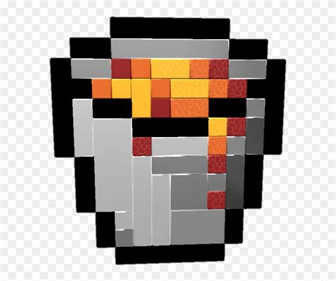 Download Pixelart Of Lava Bucket” From Minecraft” Wip Minecraft Bukkit Png Clipart Png