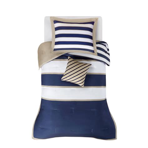 Intelligent Design 3 Piece Blue Ashton Comforter Set Twin Xl