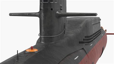 Jin Class Ballistic Missile Submarine Type 094 Rigged 3d Model 149