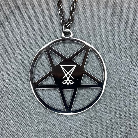 Inverted Pentagram And Lucifer Sigil Etsy