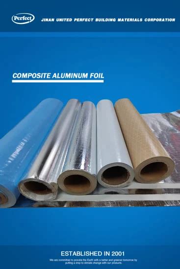 Aluminum Foil Facing Fiber Glass Reinforced Facers For Insulation Board Foil With Woven Fabric