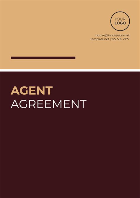 Free Agent Agreement Templates Editable And Printable