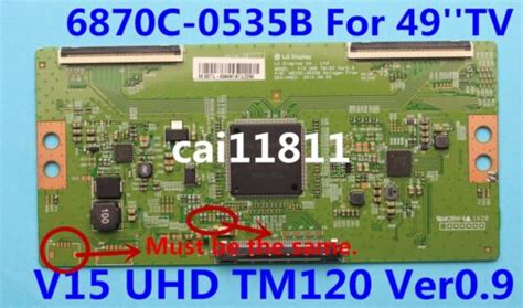 Original LG T Con Board C B V UHD TM VER L A For TV EBay