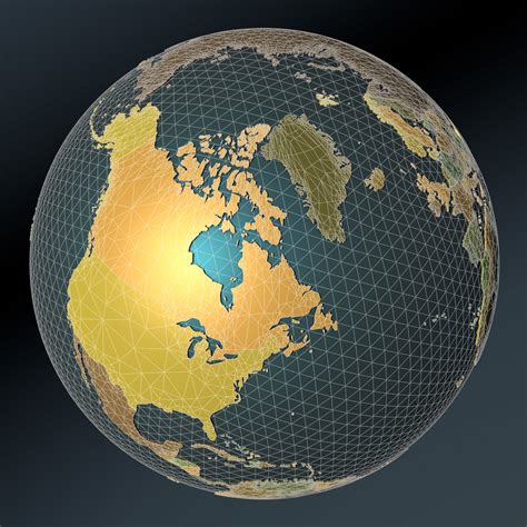 Political Map Earth Globe With Countries 3d Model Cgtrader