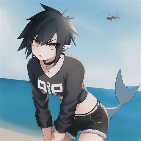 Tomboy Shark Roomie Nsfw Character Ai Chat Anime