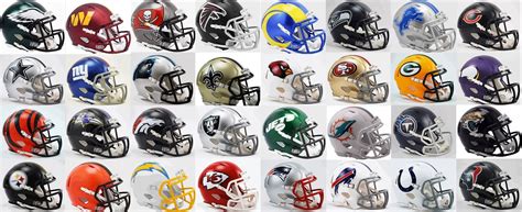 Nfl Football Teams Helmets