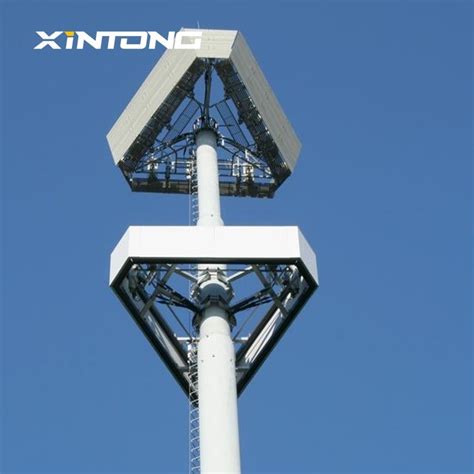 Gsm Antenna Telecom Communication Telecommunication Steel Guy Wire 30m Lattice Triangle