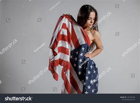 American Flag Girl