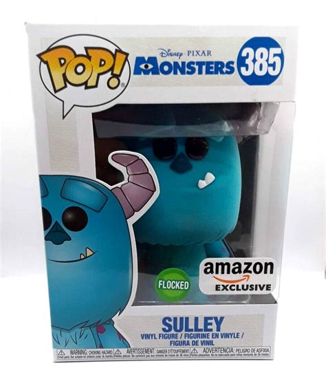 Funko Pop Disney Sulley 385 Flocked Amazon Exclusive Vaulted Figure