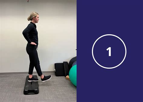 Knee Rehab Exercise The Step Down West End Physiotherapy