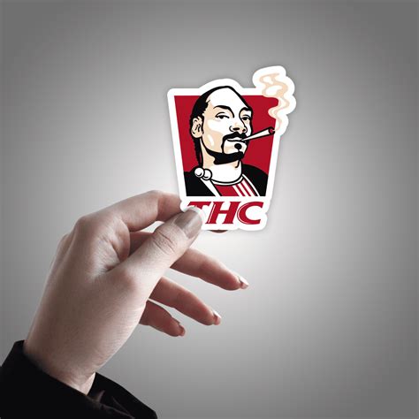 Snoop Dog X Kfc X Thc Sticker