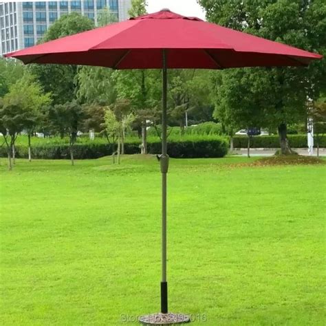 Folding Outdoor Umbrella With Iron Pipe Gemelli Collections