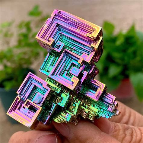 Bismuth Crystal Beautiful Natural Colors Multiple Sizes Available Etsy
