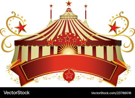 Circus Signboard Royalty Free Vector Image Vectorstock