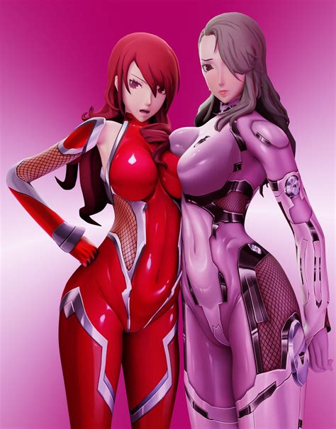 Rule 34 2girls 3d Amateurthrowaway Atlus Big Breasts Bodysuit Breast