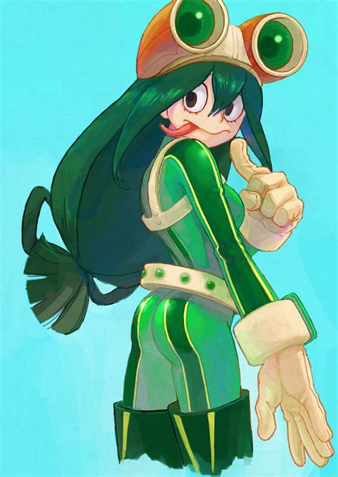 Asui Tsuyu Tsuyu Asui Boku No Hero Academia Oniyanagi Anime